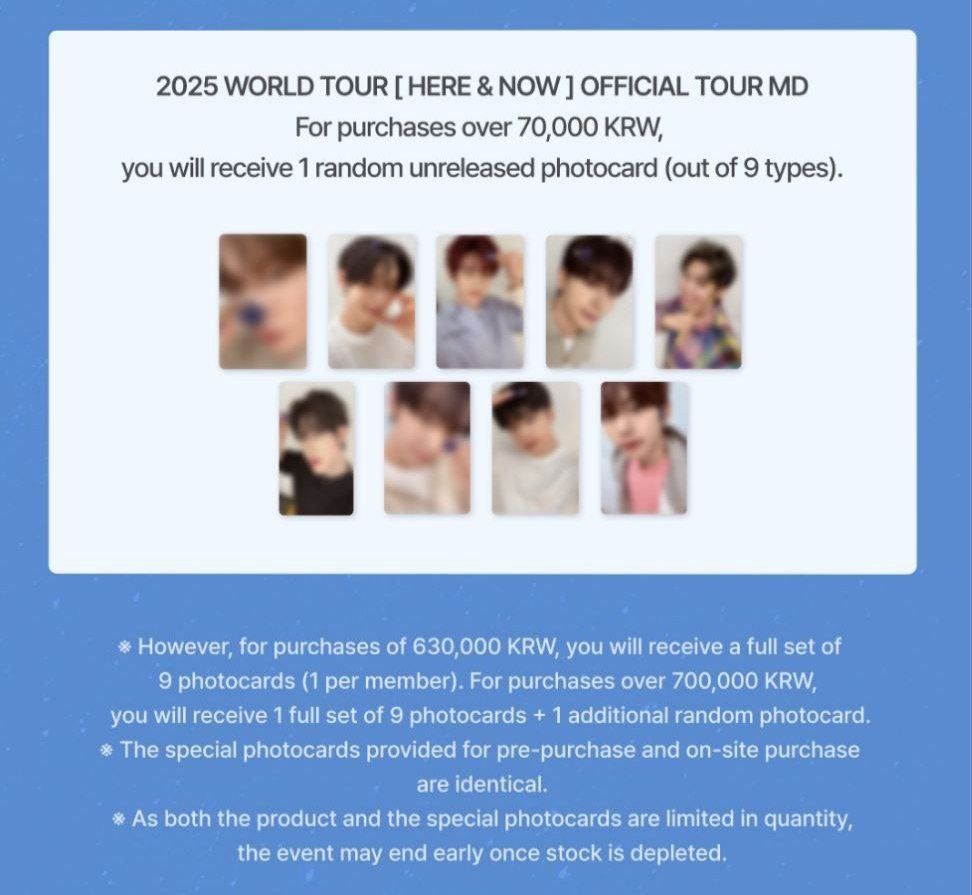 [SG PO] ZB1 2025 [HERE&NOW] MD MERCHANDISE MERCH JIWOONG TAERAE WAKEONE ...