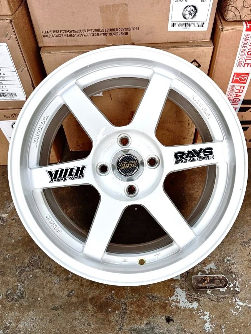 SPORT Rim TE37 16" MYVI VIOS CITY YARIS JAZZ SAGA ALMERA MAZDA 2 BEZZA ...