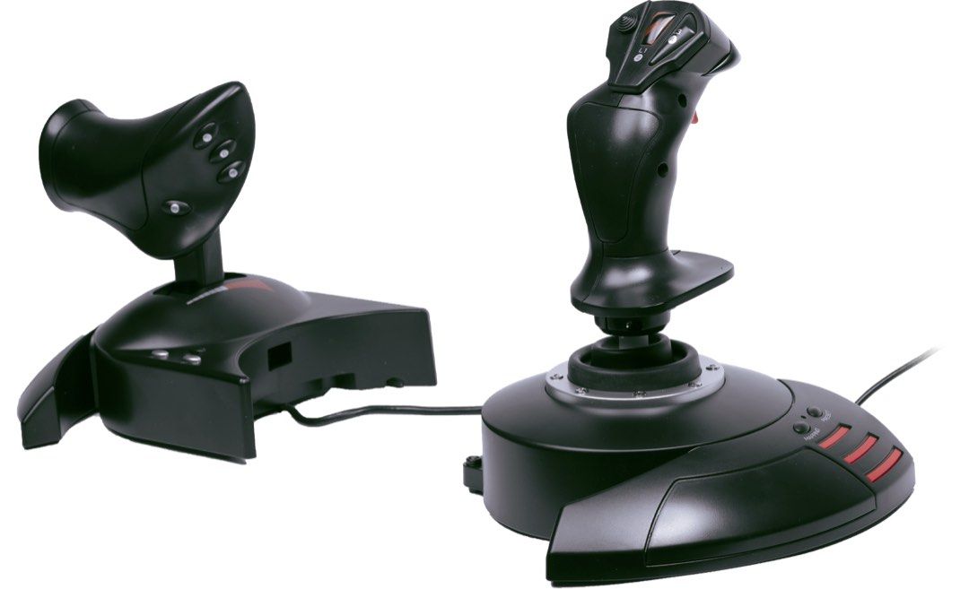 Thrustmaster t.flight Hotas X Joystick, Video Gaming, Gaming ...