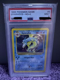 1999 (BASE SET UNLIMITED) - Pokemon Game Gyarados Holo PSA 1 Graded ...