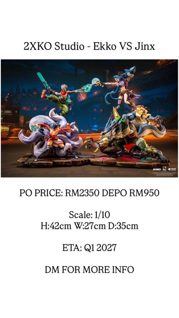 2XKO Studio - Ekko VS Jinx, Hobbies & Toys, Toys & Games on Carousell