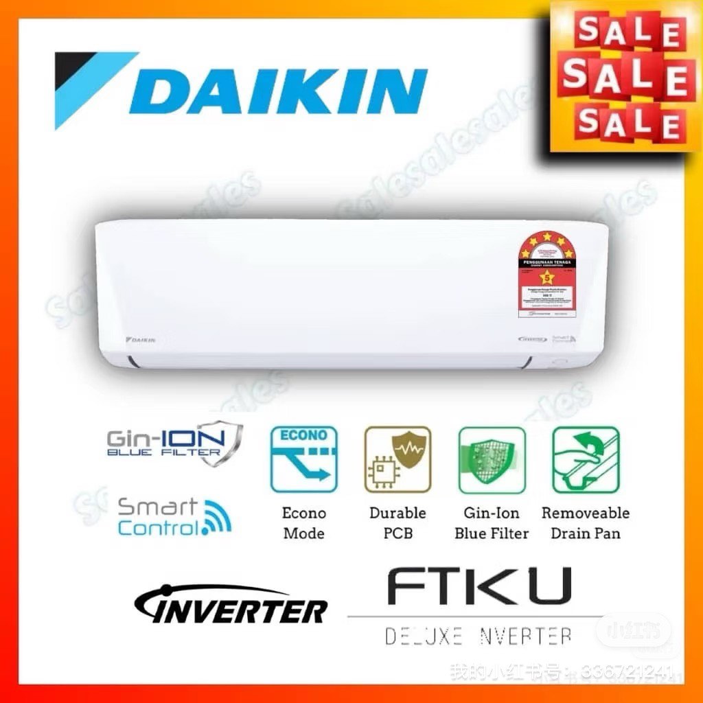 Aircond FTKU 2.0hp, TV & Home Appliances, Air Conditioners & Heating on ...