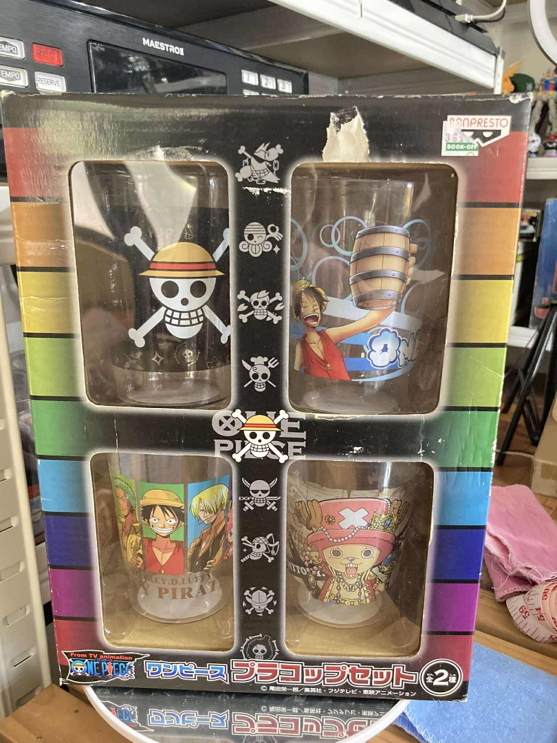 Banpresto One Piece Plastic Cup Set (Vol. 2), Hobbies & Toys, Toys ...