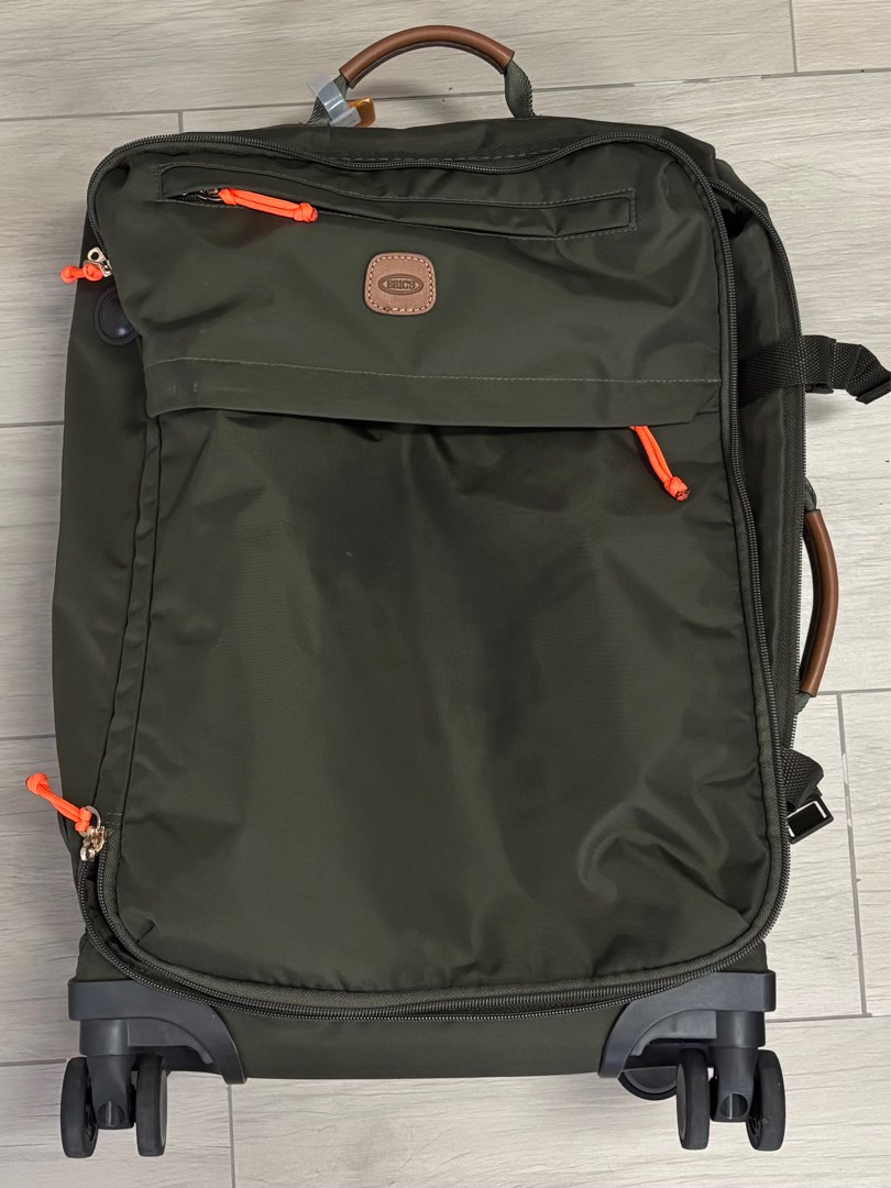 BRIC'S X-Travel 22" Carry On Luggage With Front Access Opening Spinner ...