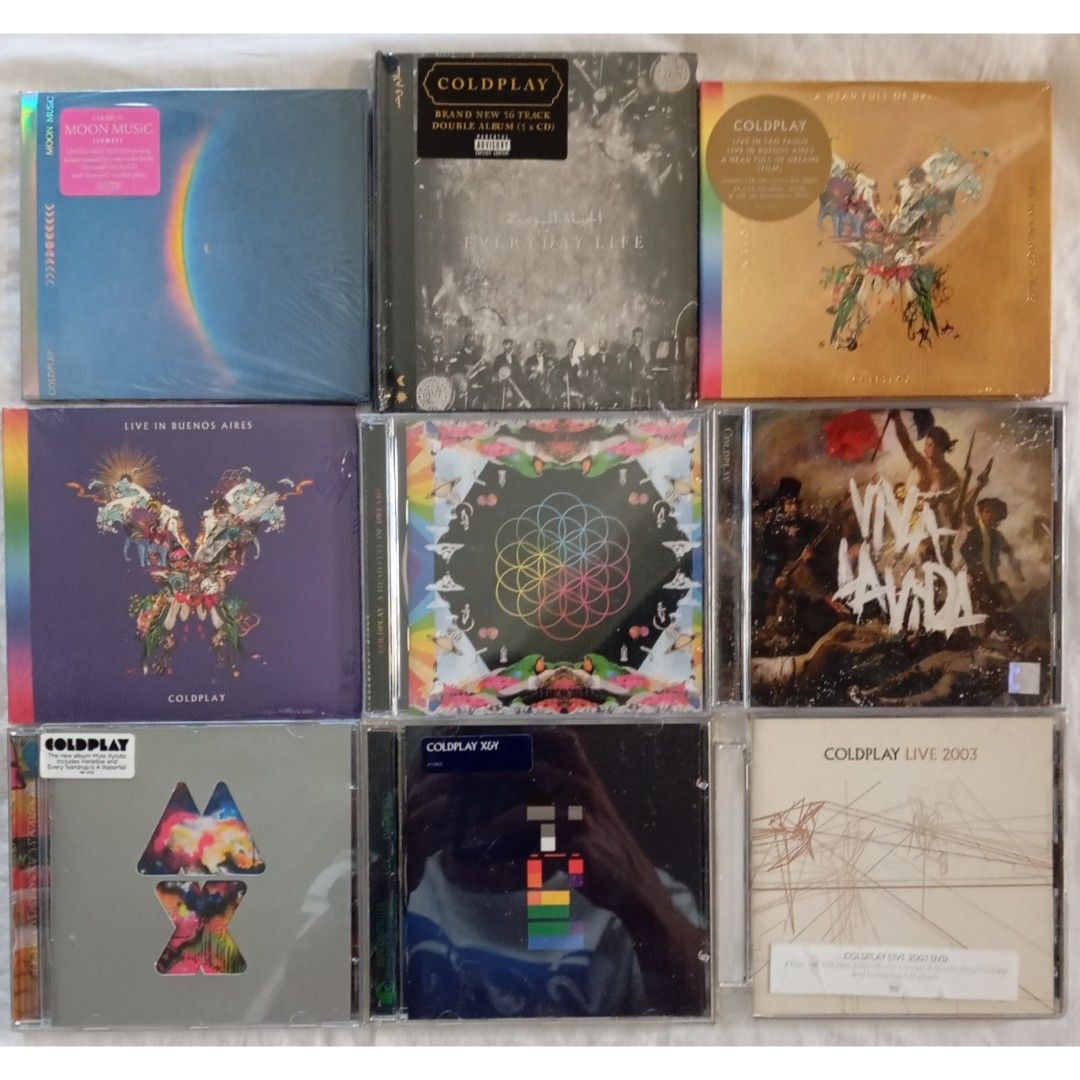 [Capitol Music] Coldplay - CD Album ;!', Hobbies & Toys, Music & Media ...