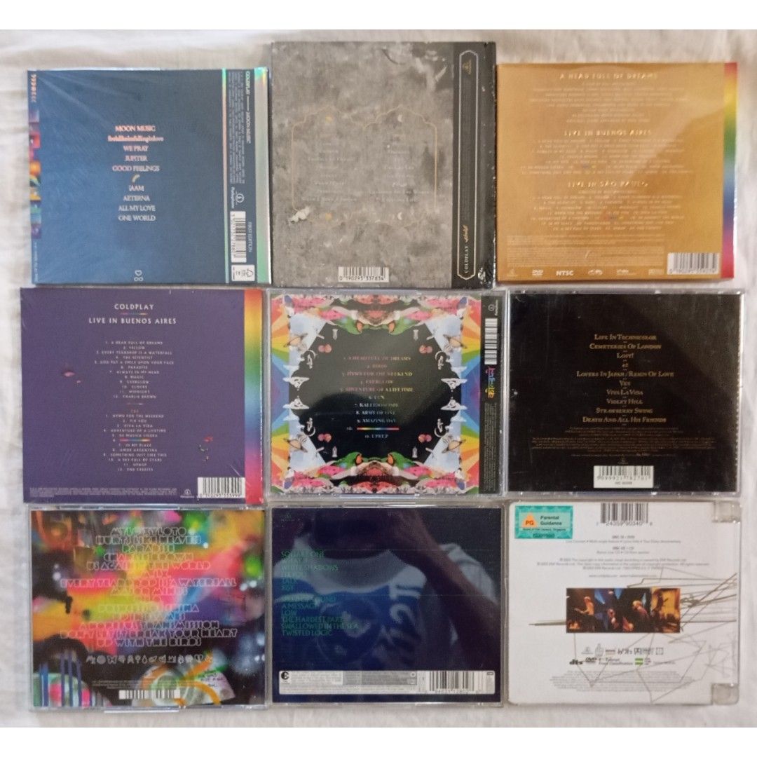 [Capitol Music] Coldplay - CD Album ;!', Hobbies & Toys, Music & Media ...