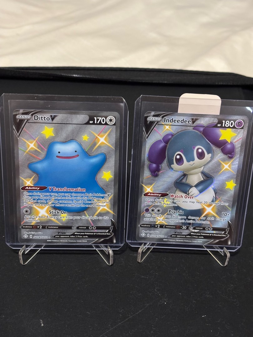 FULL ART SHINY - Ditto V / Indeedee V, Hobbies & Toys, Toys & Games on ...