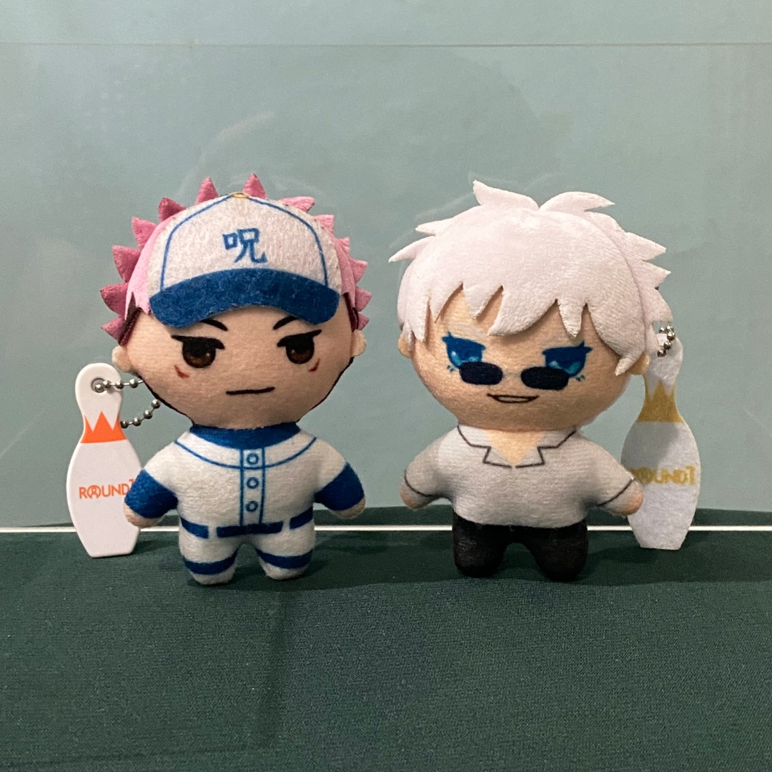 Set of 2 Gojo Satoru & Itadori Yuji Authentic Jujutsu Kaisen Plush Doll ...
