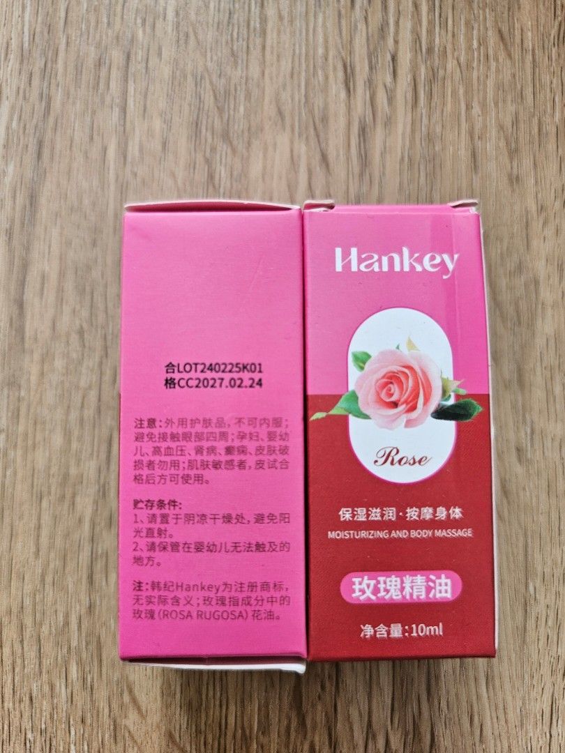 Hankey Rose Essential Oil - 10ml, Furniture & Home Living, Home ...