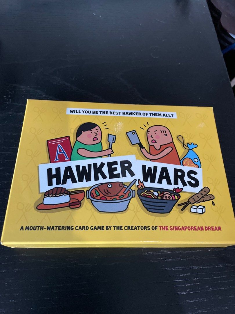 Hawker Wars Card Game, Hobbies & Toys, Toys & Games on Carousell