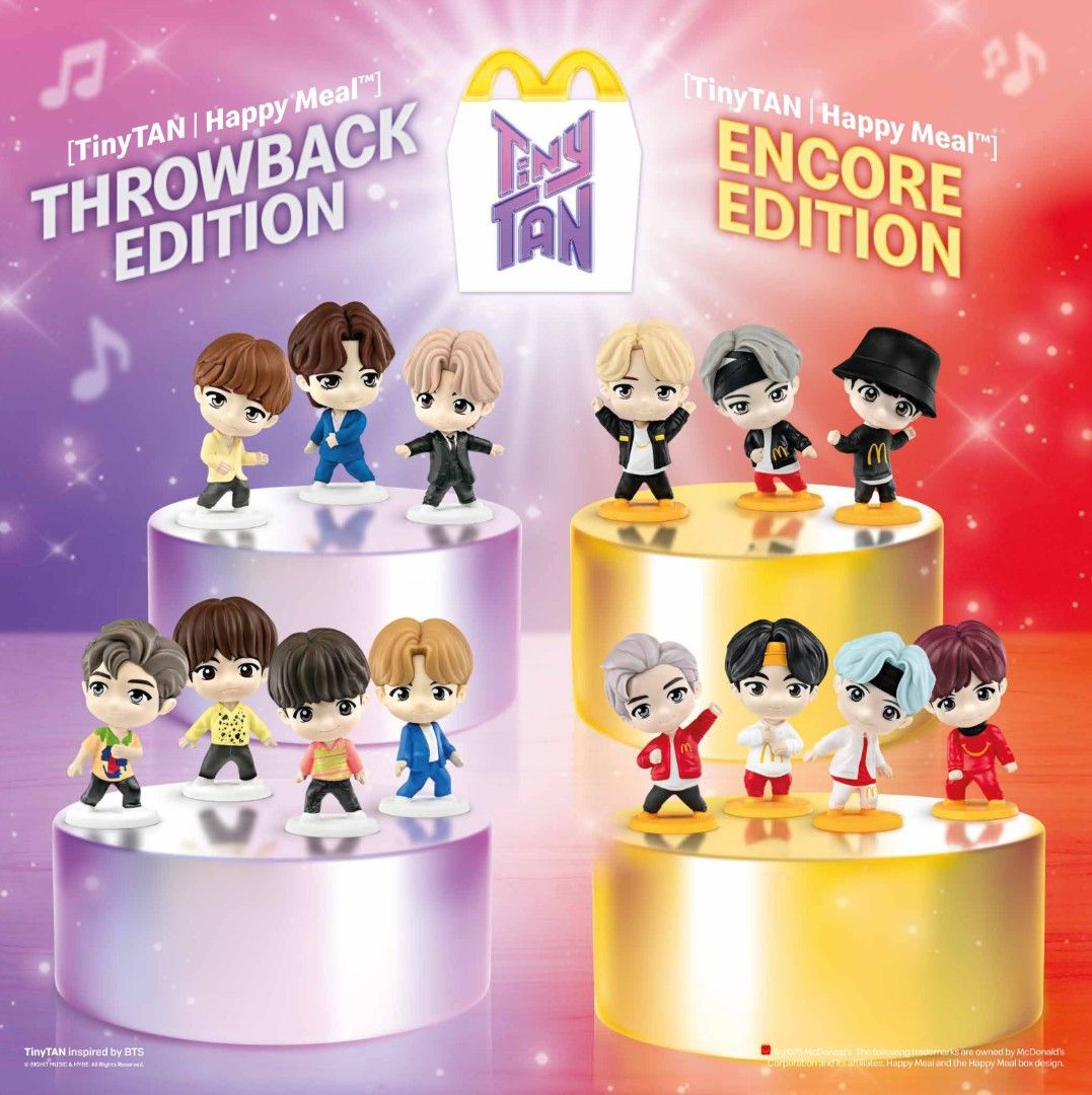 McDonald's Happy Meal TinyTAN BTS Encore Edition (V), Hobbies & Toys, Toys & Games on Carousell