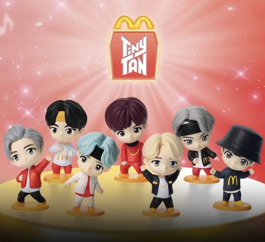 (RM,Jimin,Jin,Suga,Jhope) McDonald's TinyTan Encore Edition, Hobbies & Toys, Memorabilia ...