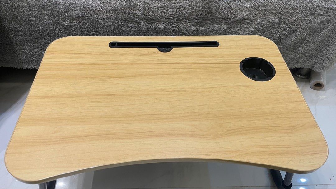 Meja Lipat Mr DIY wooden minimalis, Perabotan Rumah di Carousell