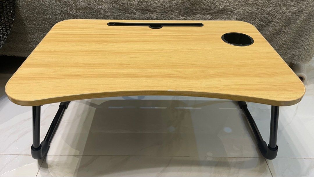Meja Lipat Mr DIY wooden minimalis, Perabotan Rumah di Carousell