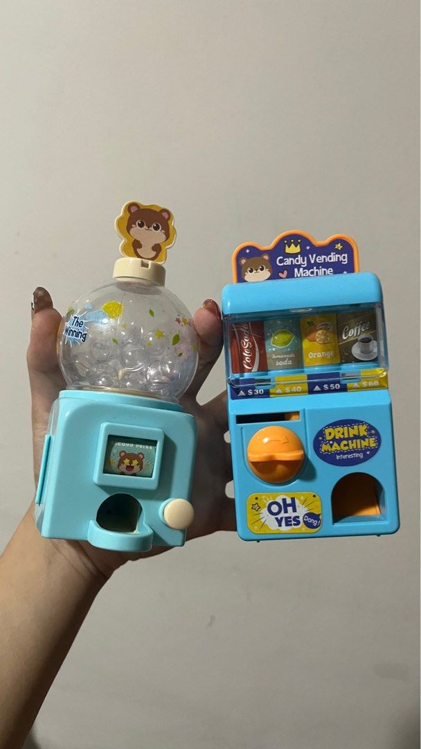 mini vending and gumball/gacha machine, Hobbies & Toys, Toys & Games on ...