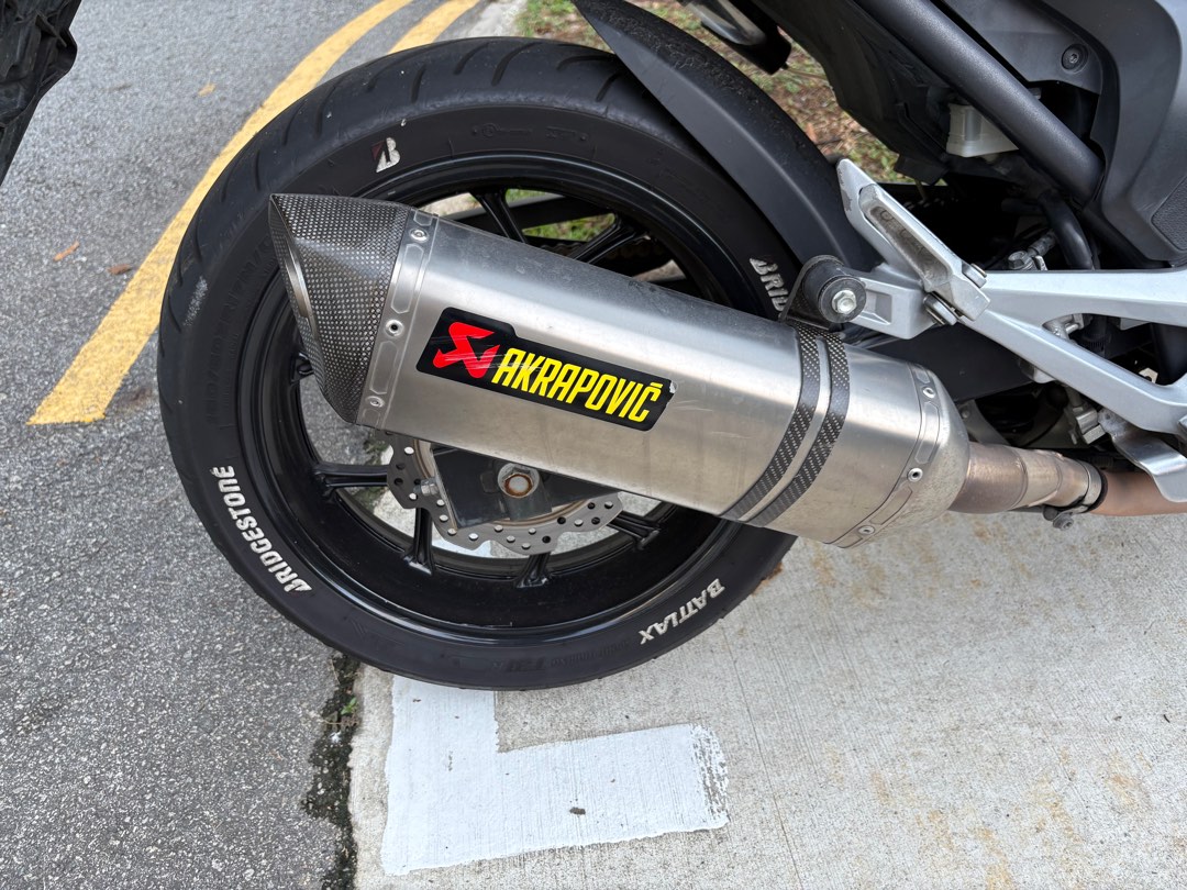 NC750X NC750S Akra Exhaust Pipe with cert, Motorcycles, Motorcycle ...