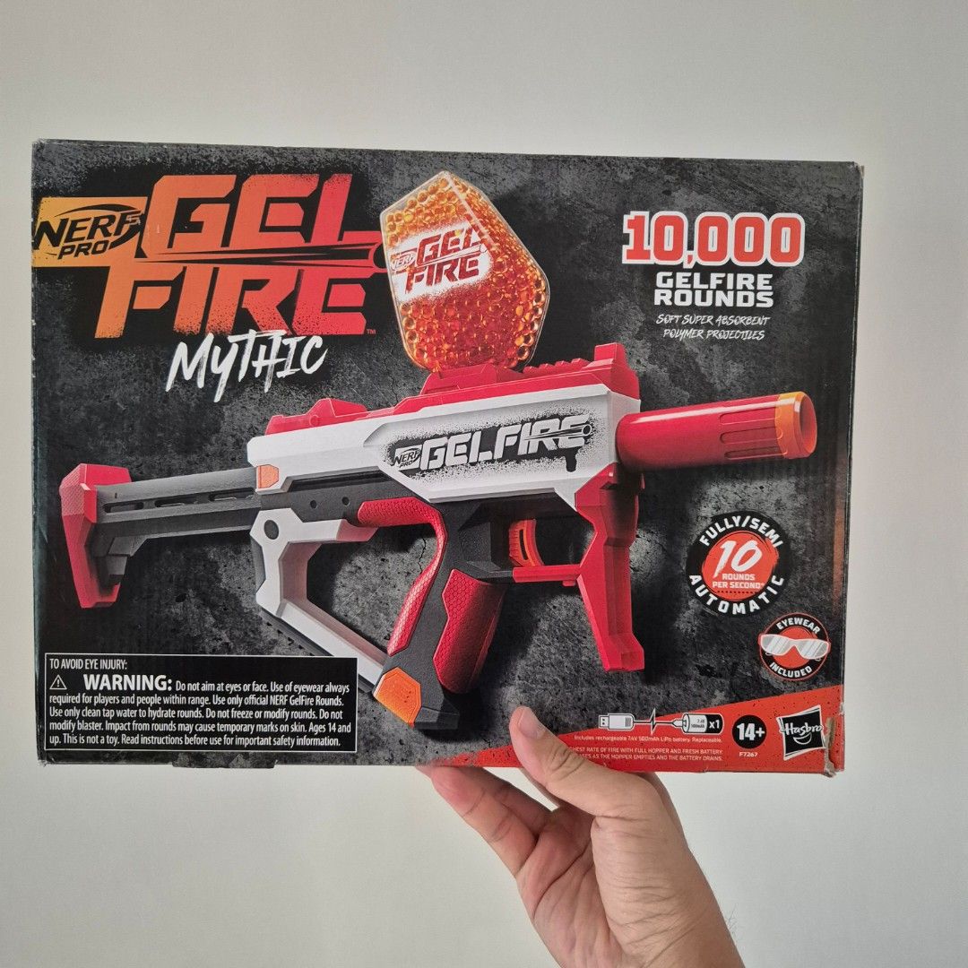 Nerf Pro Gelfire Mythic rapid fire gel blaster, Hobbies & Toys, Toys ...