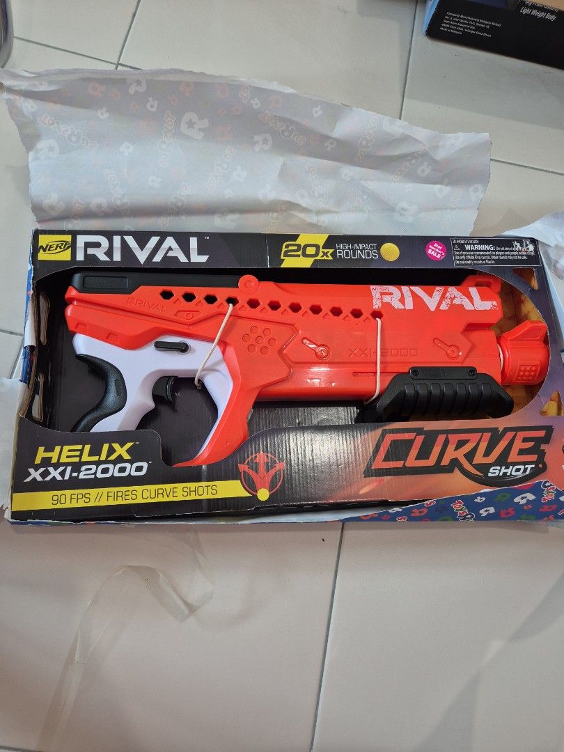 Nerf Rival Curve Shot Helix XXI-2000, Hobbies & Toys, Toys & Games on ...