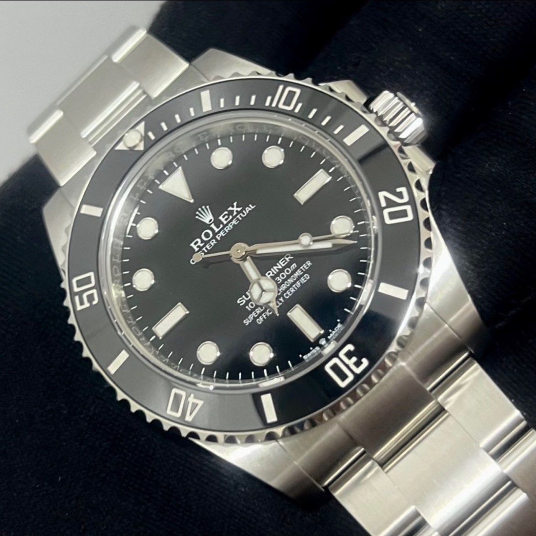 (BRAND NEW FULL SET - 10/2025) ROLEX SUBMARINER NO-DATE CERAMIC WITH ...