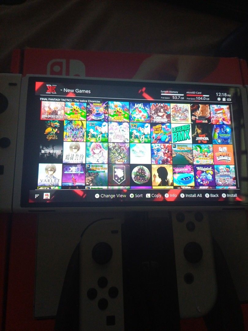 Nintendo Switch OLED Model - White 512gb (Modded), Video Gaming, Video ...