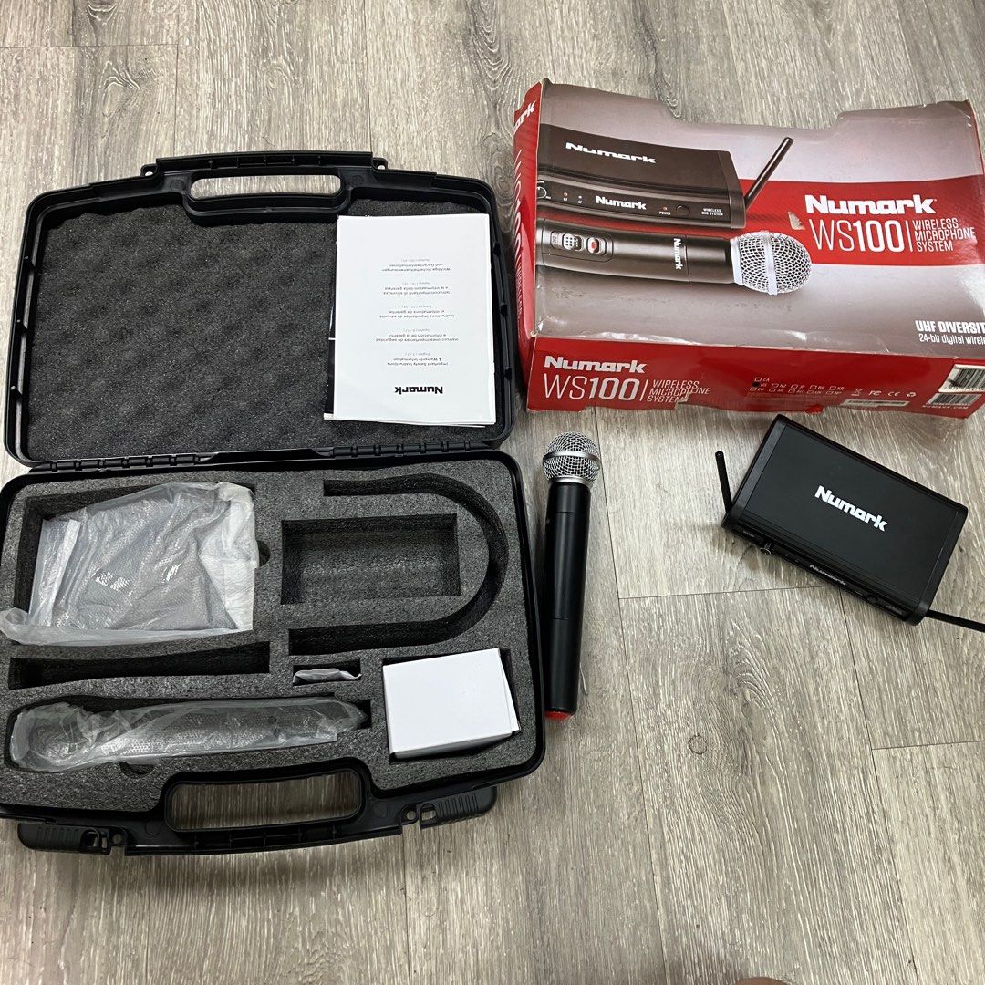 Numark WS100 Digital Wireless Mic System, Audio, Microphones on Carousell