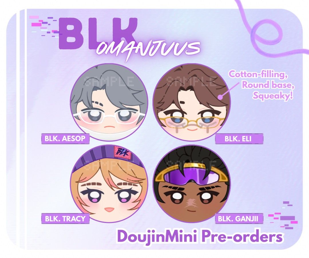 [PO] IDV BLK Squeaky Omanjuus Identity V Eli Clark Aesop Carl Tracy ...