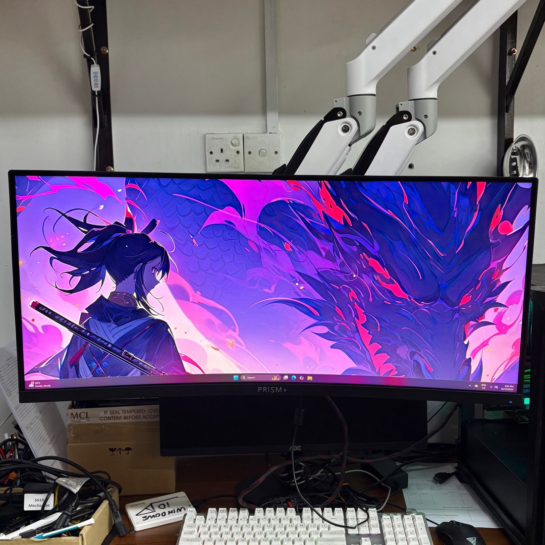 PRISM+ Monitor 30 Inch Ultra Wide Curve HDMI, Computers & Tech, Parts ...