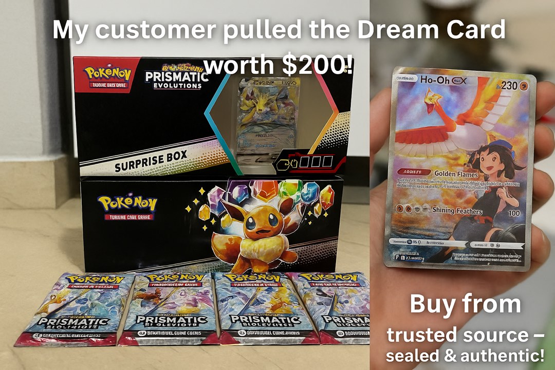 [SEALED] Prismatic Evolution Booster pack , Hobbies & Toys, Toys ...