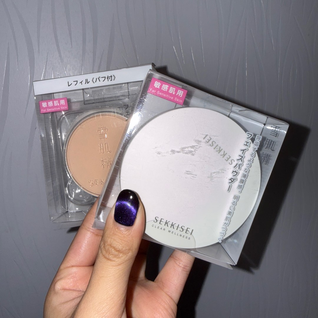 Sekkisei Clear Wellness Airy skin Veil Face Powder Set, Beauty ...