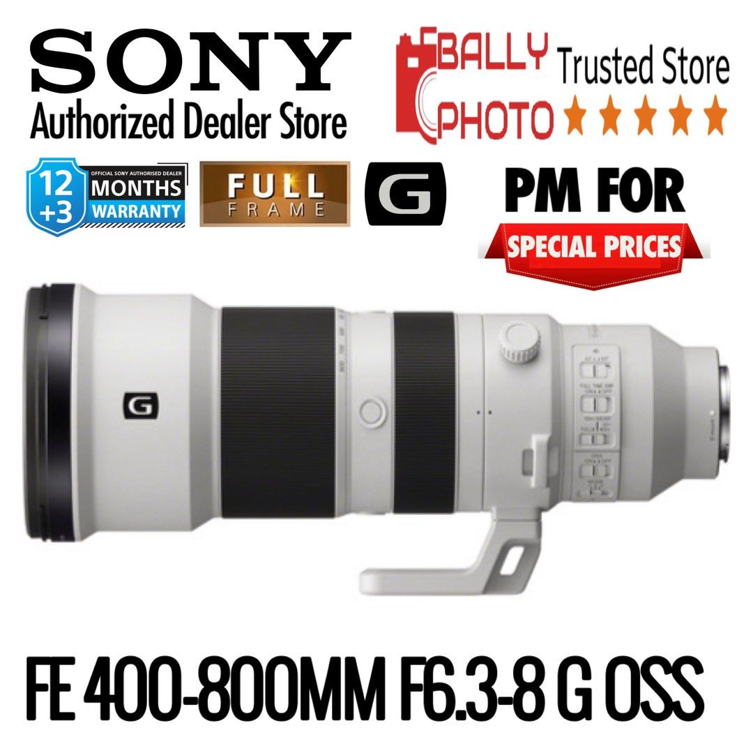 Sony FE 400-800mm G OSS Lens, Photography, Lens & Kits on Carousell