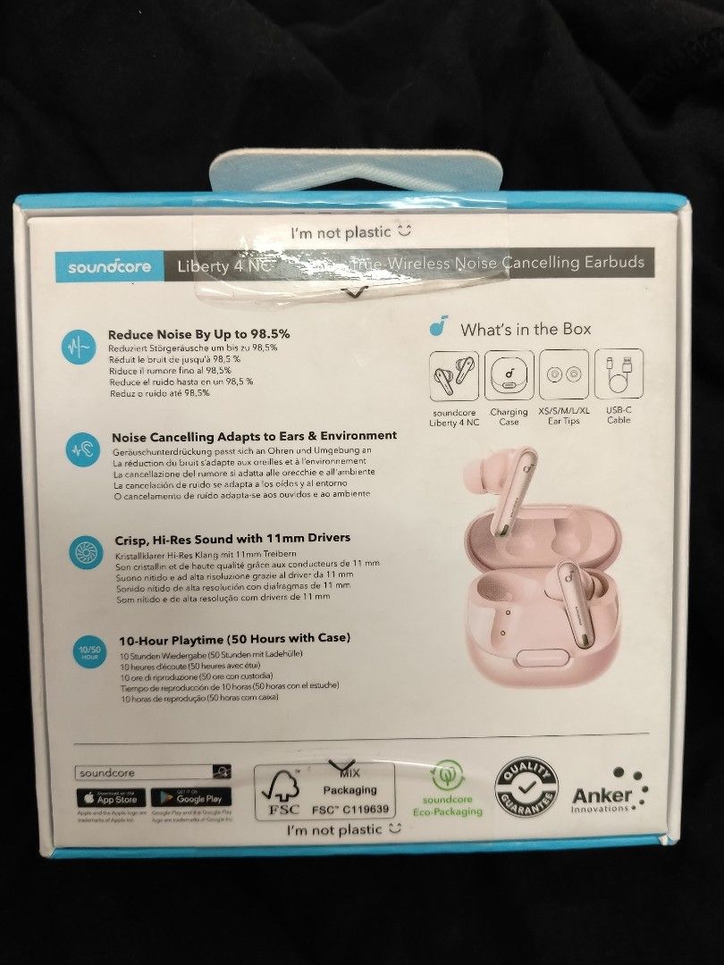 Soundcore Liberty 4 NC Wireless Earbuds, Audio, Earphones on Carousell