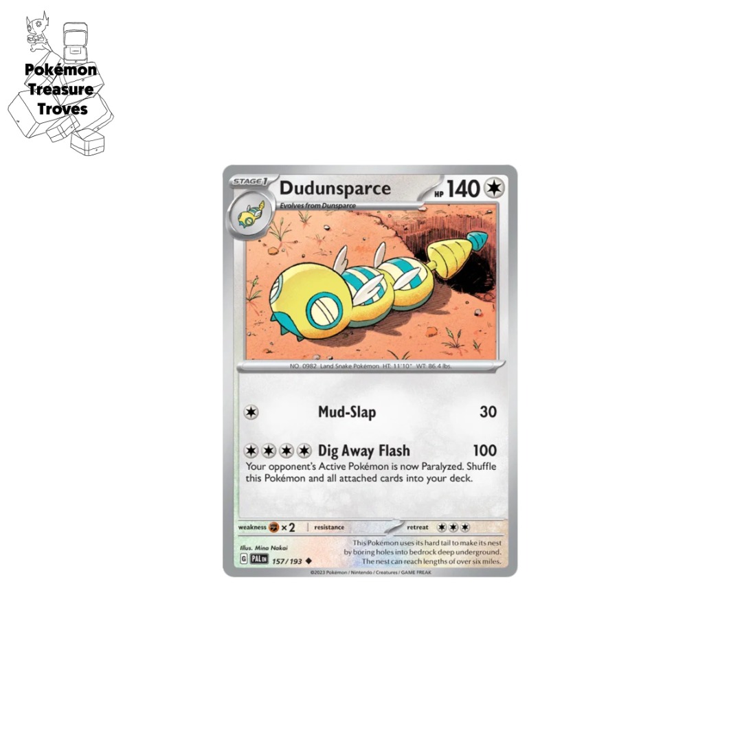 [$0.30] Pokemon Scarlet & Violet Paldea Evolved Dudunsparce Card ...