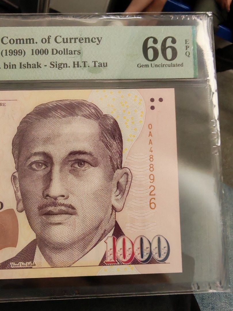 0AA First Prefix. PMG 66 UNC, Hobbies & Toys, Memorabilia ...