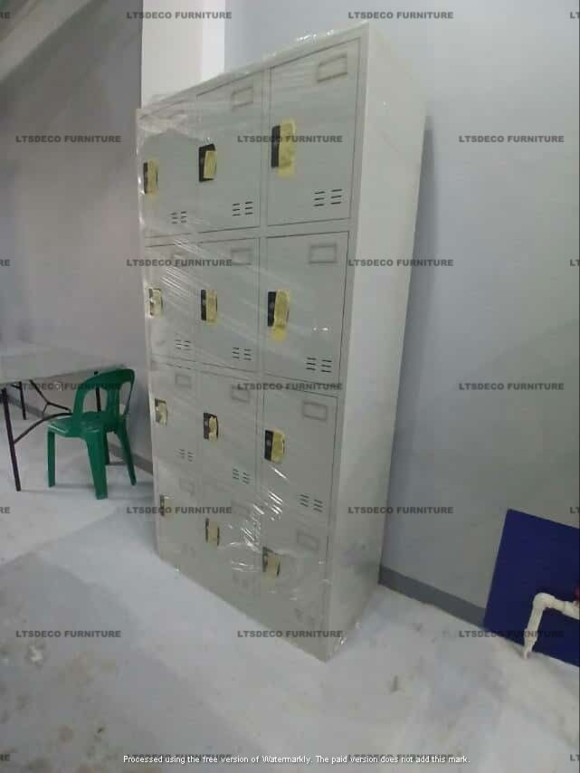 12 door steel locker office partition furnitures, Furniture & Home ...