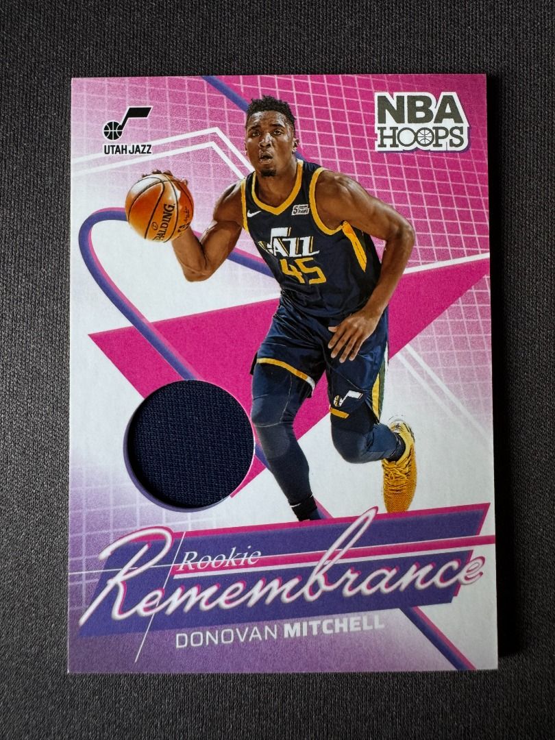 2024-25 Panini NBA Hoops Donovan Mitchell Rookie Remembrance Patch ...