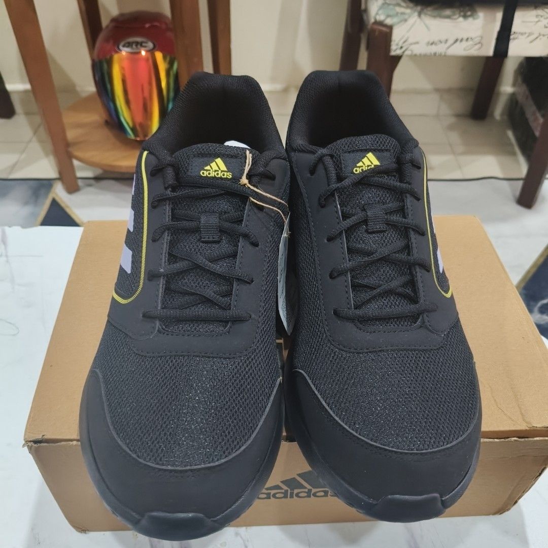 Adidas Fluento M Running Shoes - Black 12UK, Men's Fashion, Footwear ...