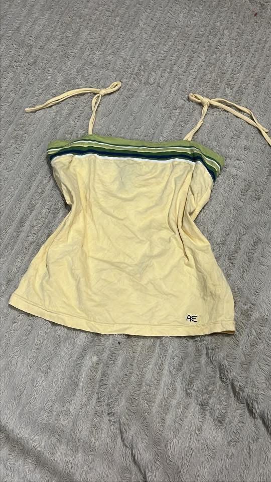 American Eagle Yellow Tank Top | vintage, y2k, coquette, mori kei ...