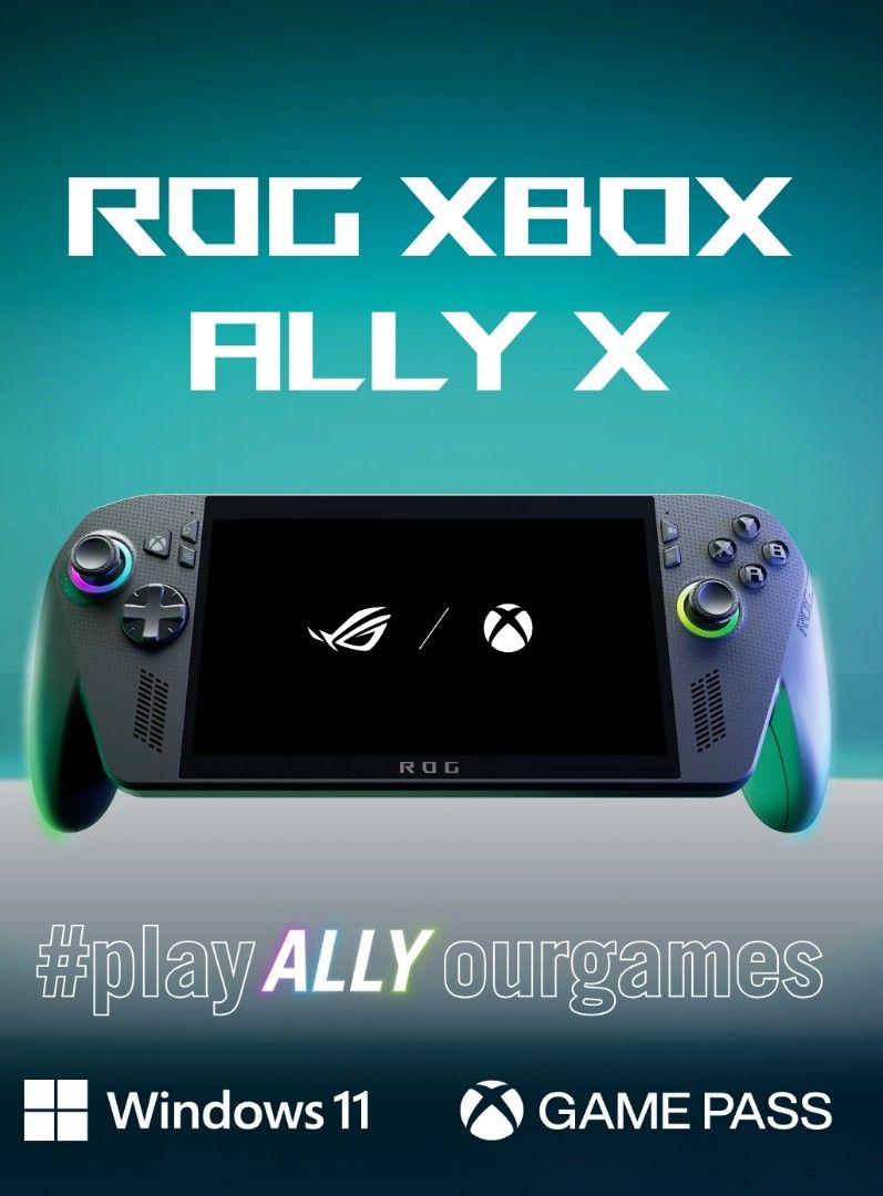 Upgraded 2TB ASUS ROG Ally X Xbox Handheld Console including ROG ...