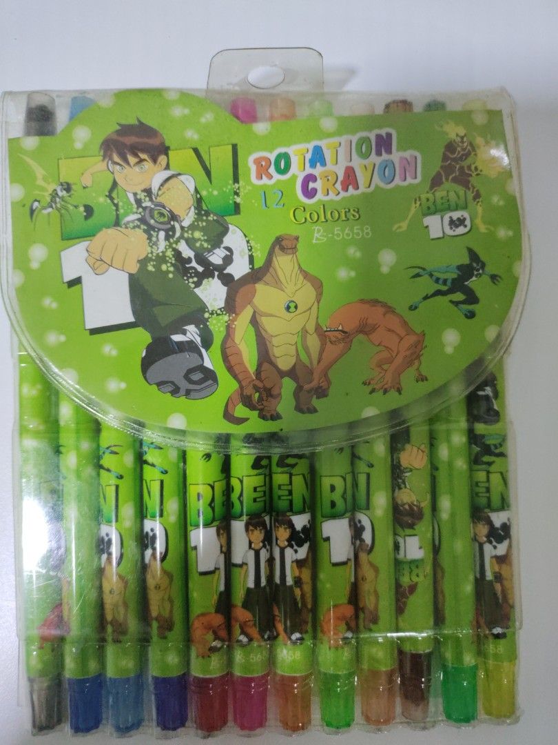 🎨 Ben 10 Rotation Crayons — 12 Colors | Brand New | Pick Up Today ...