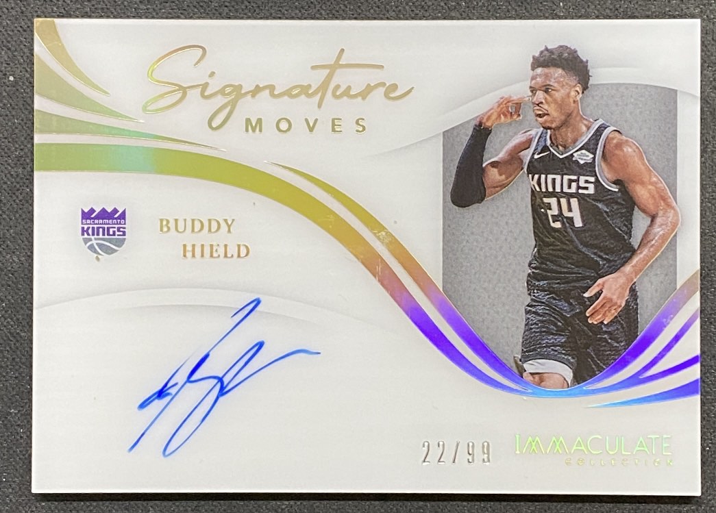 Buddy Hield Signature Moves Immaculate Collection Card, Hobbies & Toys ...