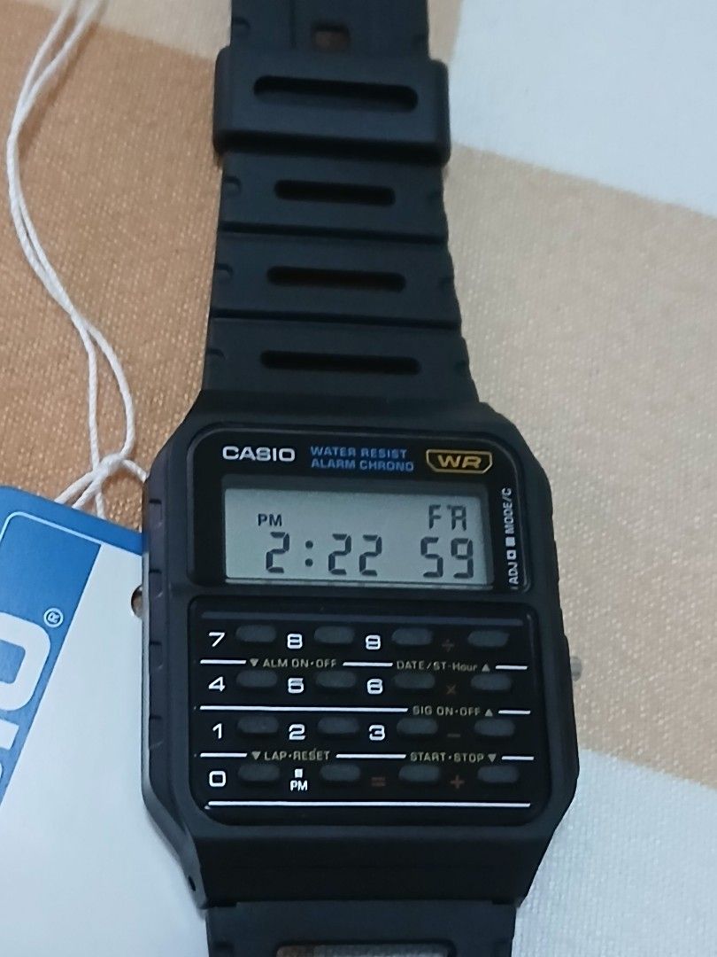 Casio CA-53W-1Z Calculator Watch, Men's Fashion, Watches & Accessories ...