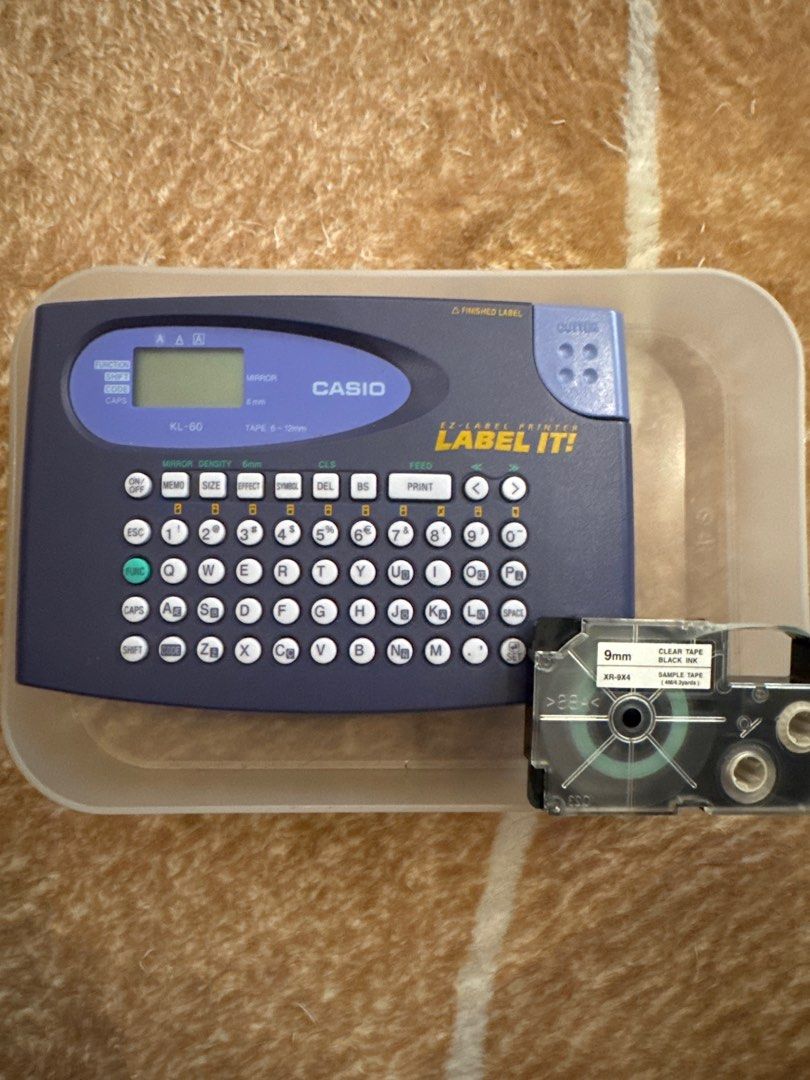 Casio KL-60 Label Maker with Tape, Computers & Tech, Office & Business ...