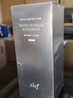 Clef Skin Perfecting Tinted Physical Sunscreen SPF30 Fair, Beauty ...