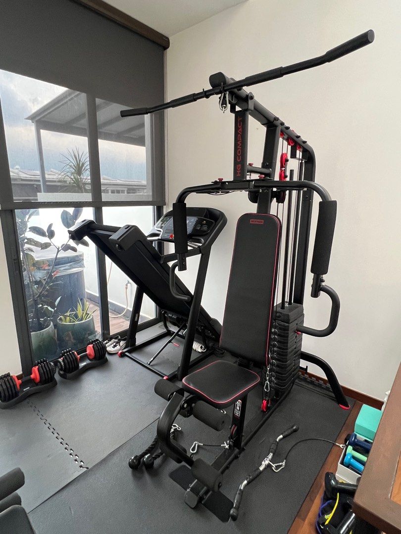 Decathlon HG Compact Home Gym + Treadmill, Sports Equipment, Exercise ...