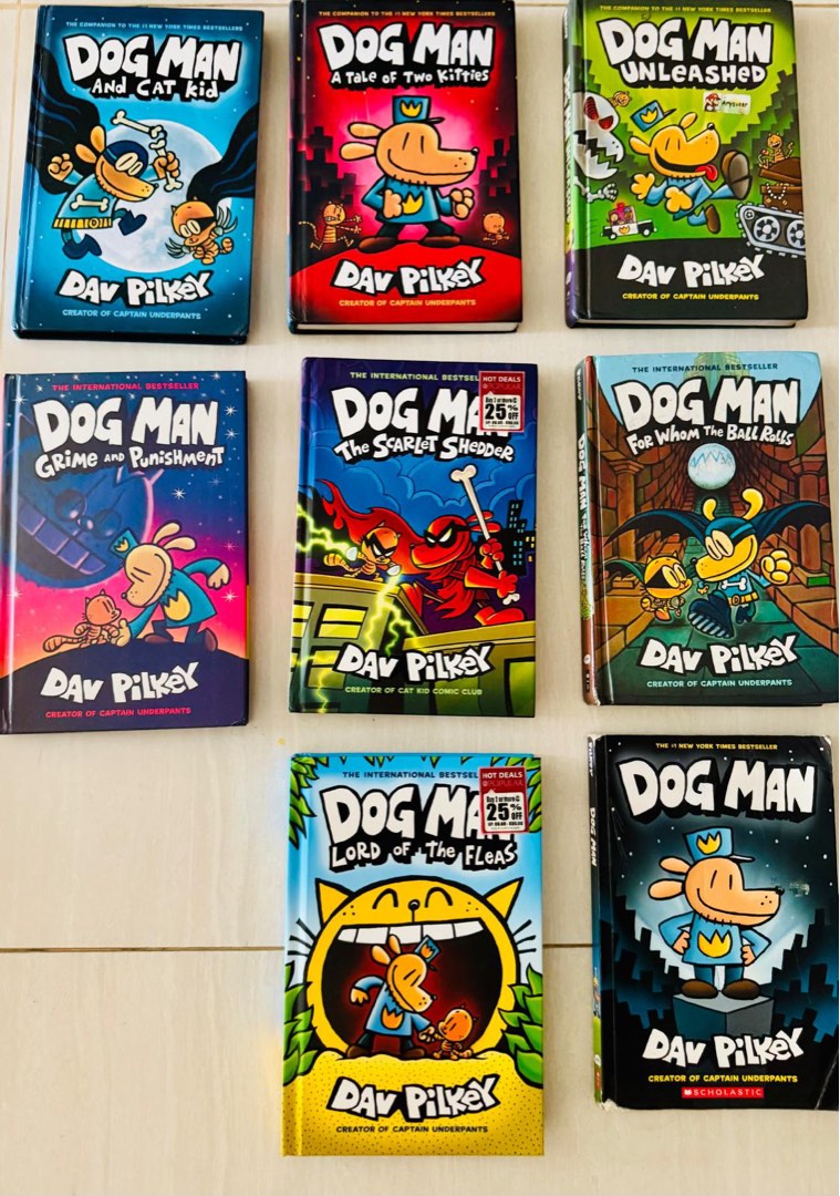 Dog Man Book Series by Dav Pilkey, Hobbies & Toys, Books & Magazines ...