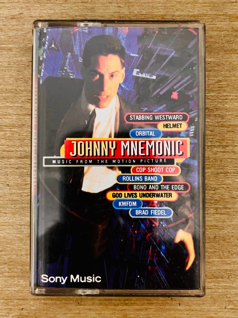 JOHNNY MNEMONIC - MUSIC FROM THE MOTION PICTURE/ SOUNDTRACK (1995) Cassette Tape, Hobbies & Toys ...