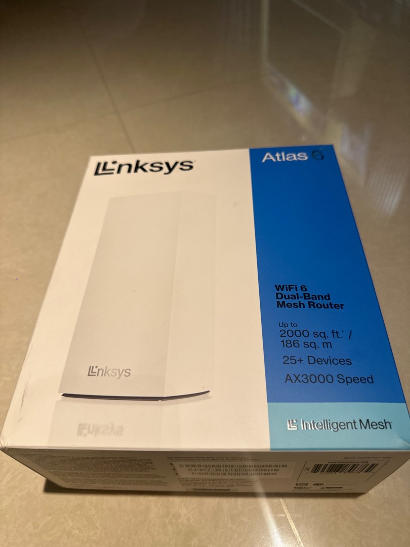 Linksys Atlas 6 AX3000 Dual-Band Mesh Router, Computers & Tech, Parts ...