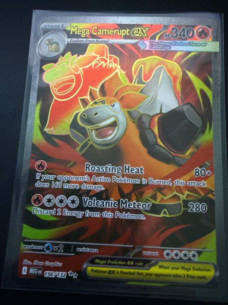 Mega Evolution - Mega Camerupt ex (Pokemon), Hobbies & Toys, Toys ...