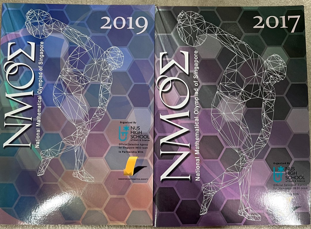 NMOS National Mathematical Olympiad of Singapore Books (2017 & 2019 ...