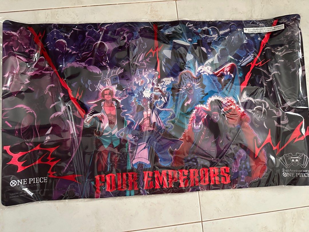 One Piece english 2nd anniversary set playmat and buggy, Hobbies & Toys ...